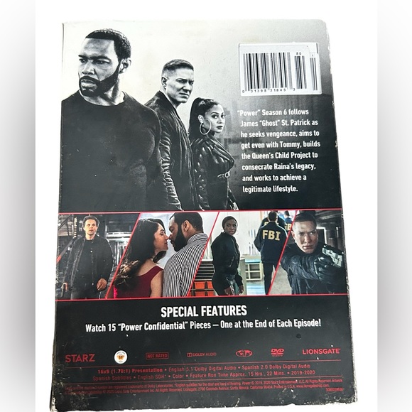 Starz | Media | Tv Show Starz Power The Complete Sixth Season Dvd Set ...